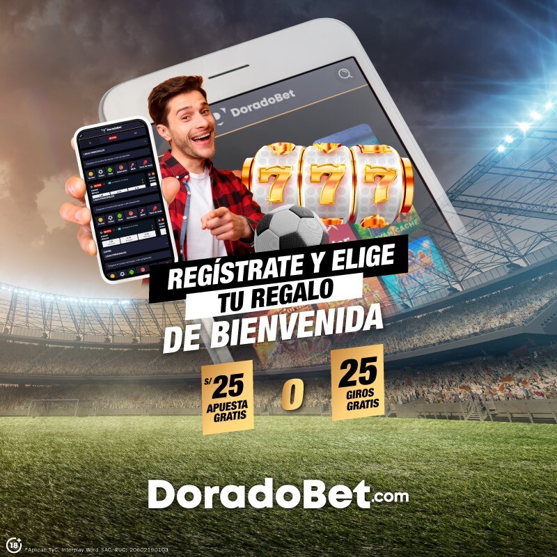 DoradoBet | Regístrate y activa una Apuesta Gratis de S/ 25